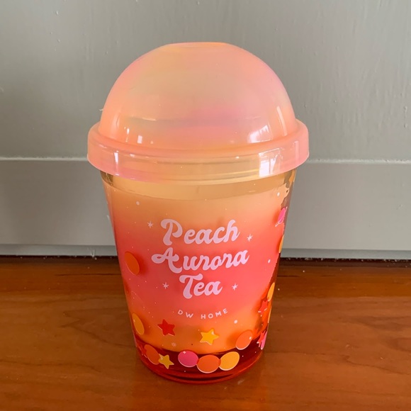 DW Home | Accents | Dw Home Large Peach Aurora Tea Candle | Poshmark